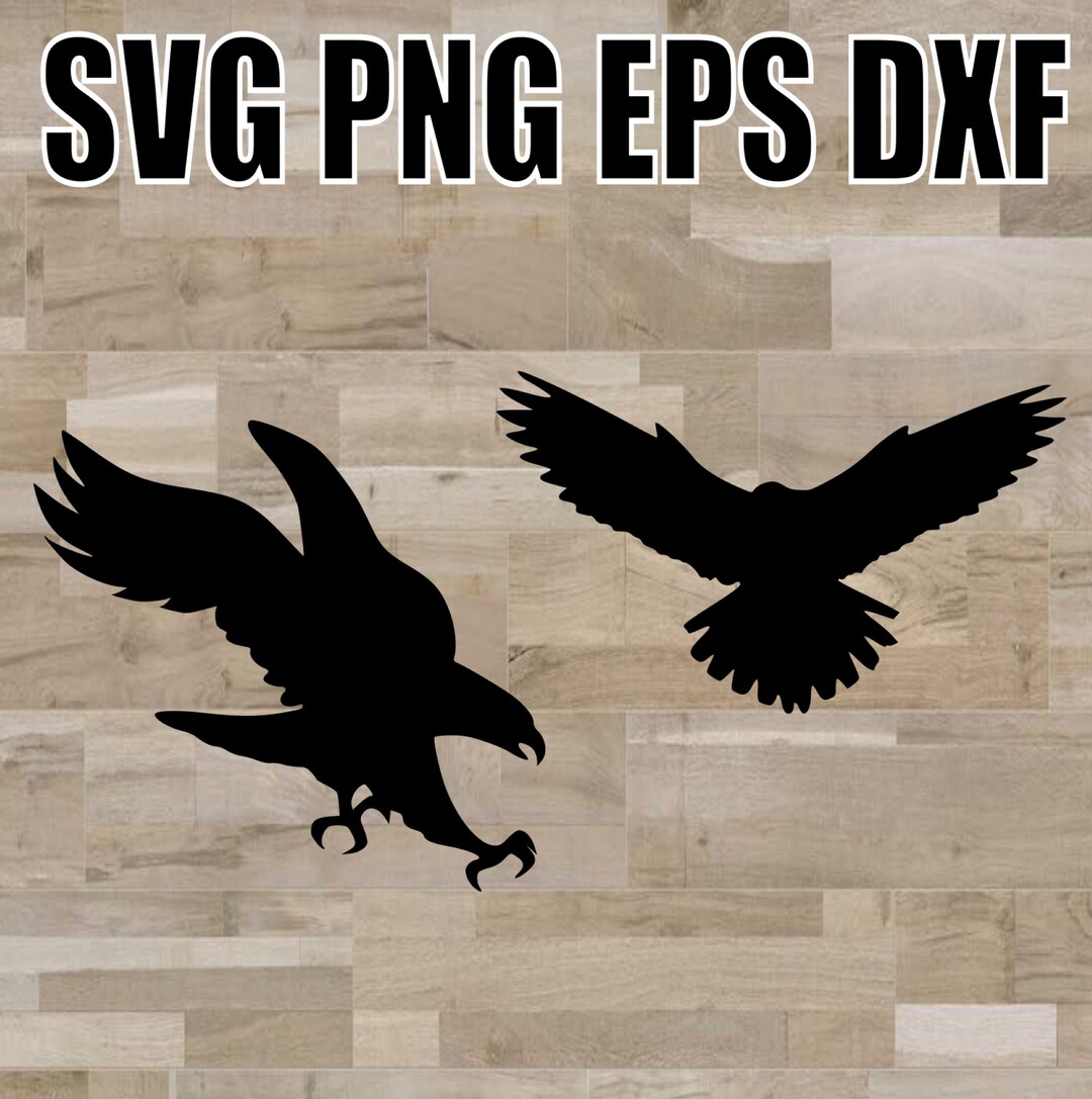 Hawk Svg / Birds / Nature Svg / Silhouette Svg / Svg / Png / Eps / Dxf ...