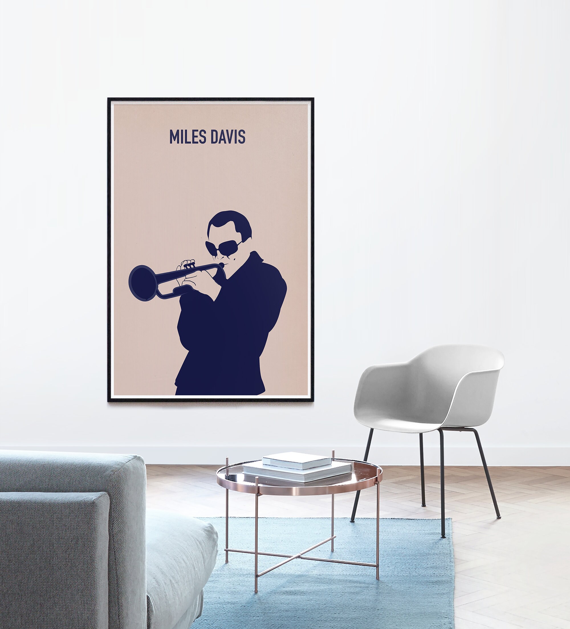 Miles Davis Trumpet Pose 24 X 36 - Etsy