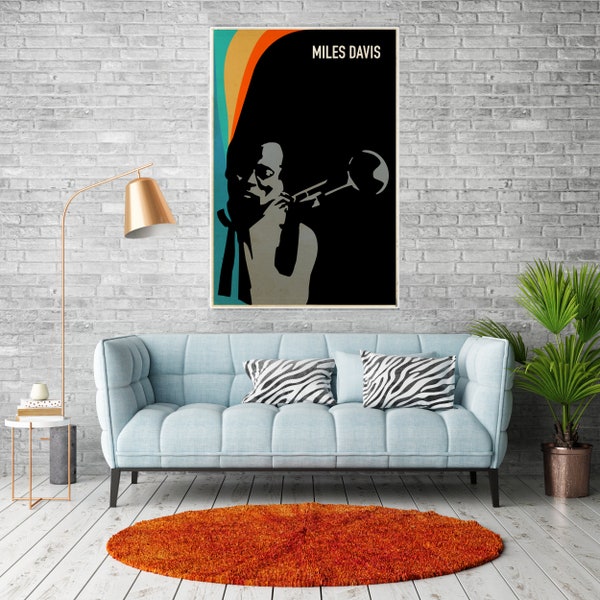 Miles Davis Poster - Etsy