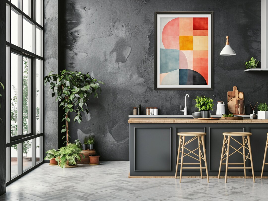 Modern Block Color Print 24 X 36 - Etsy