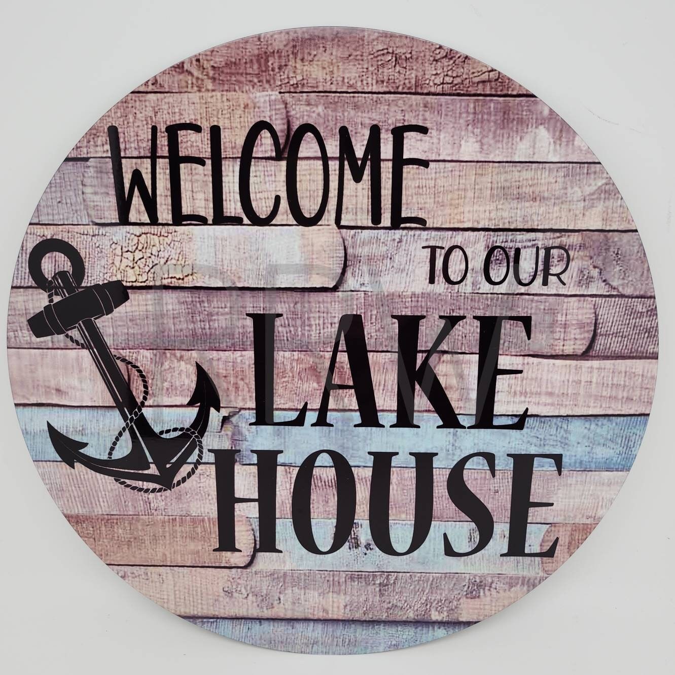 Welcome to the Lake Wreath Sign Lake Wreath Sign Lake Sign - Etsy