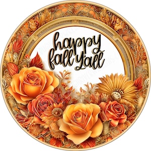 Fall Floral Wreath Sign, Aluminum Sign for Wreath for Wreath Making ...