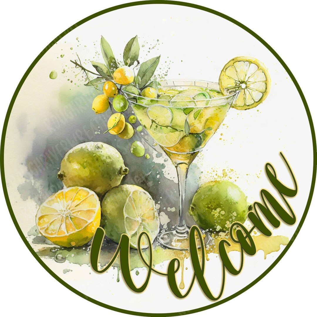 Summer Welcome Sign Lemon Lime Sign Pool House Sign - Etsy