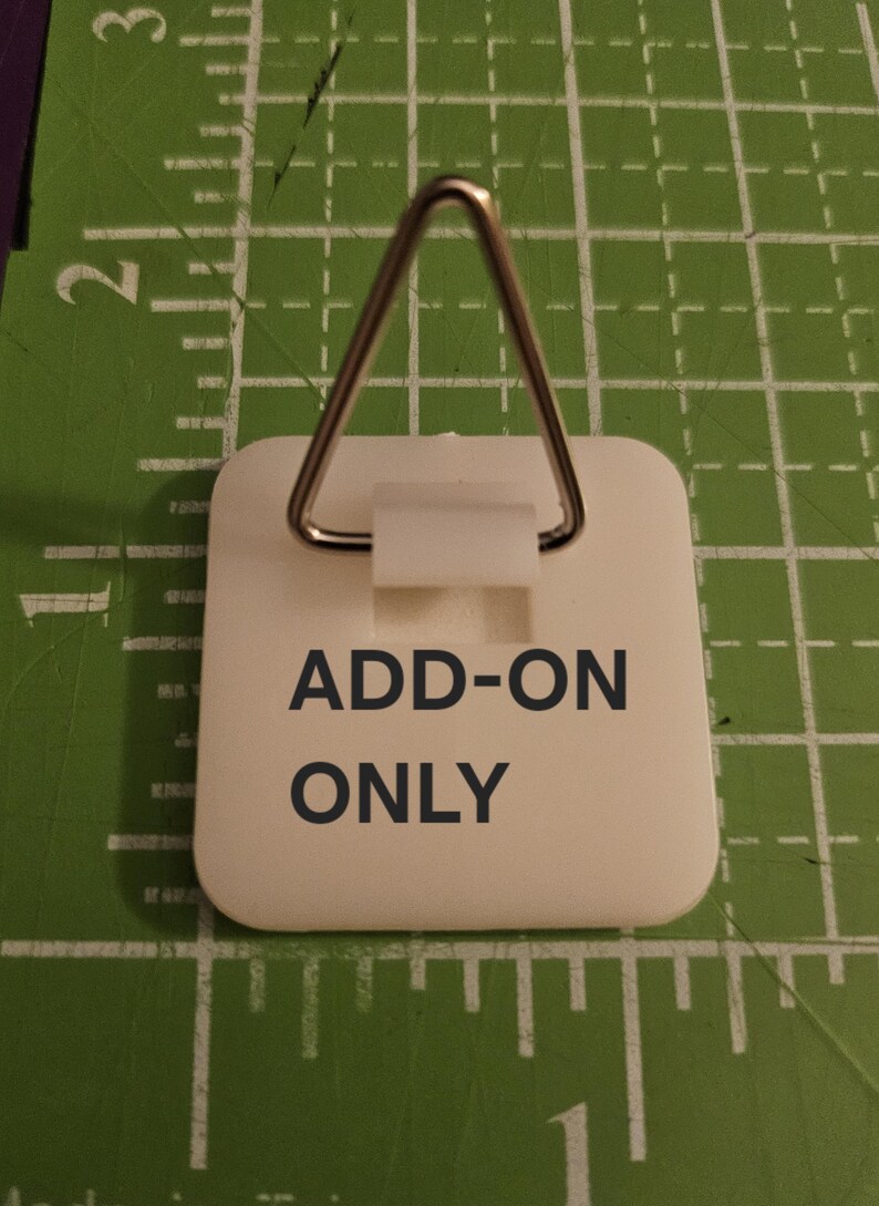 Peel and Stick 1.25 Inch Square Hangers - Triangle - ADD-ON Only Item ...