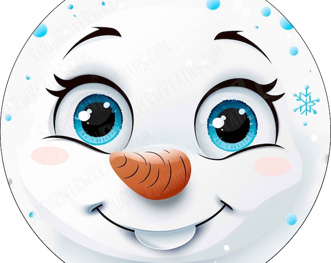 12 Inch Sign Metal Snowman Face, Christmas Sign, Metal Christmas Sign ...