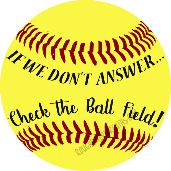Softball Sign - Etsy
