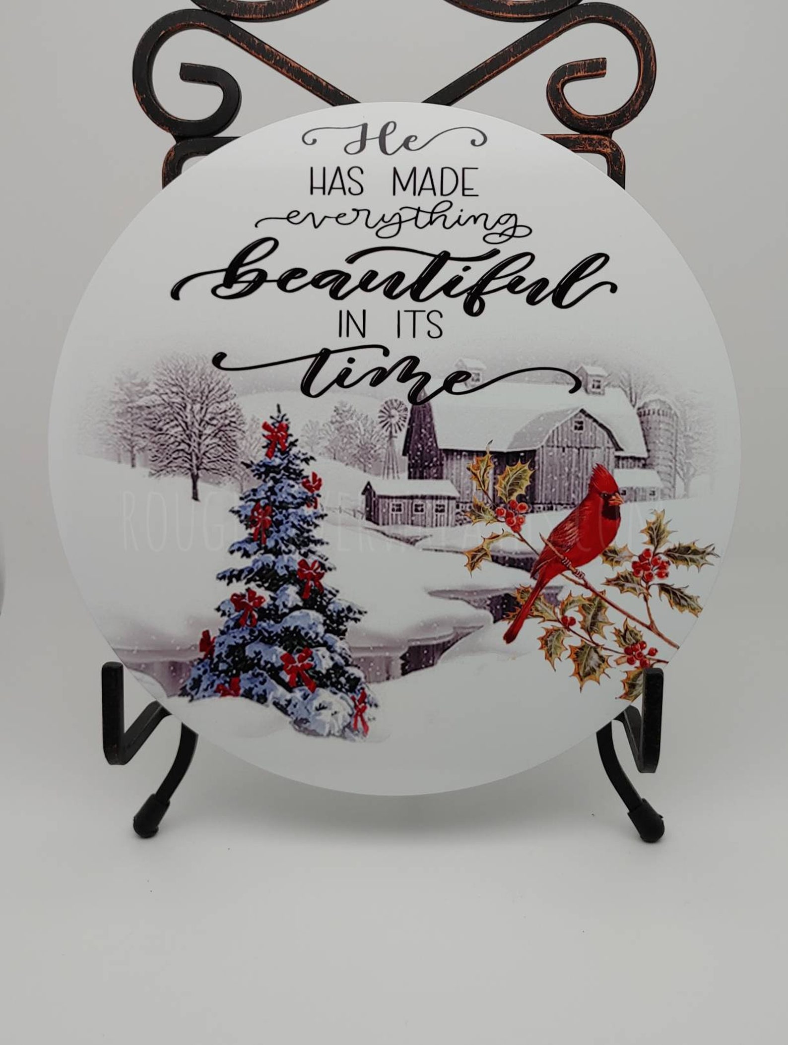 Christmas Wreath Sign Winter Wreath Sign metal Wreath Sign - Etsy