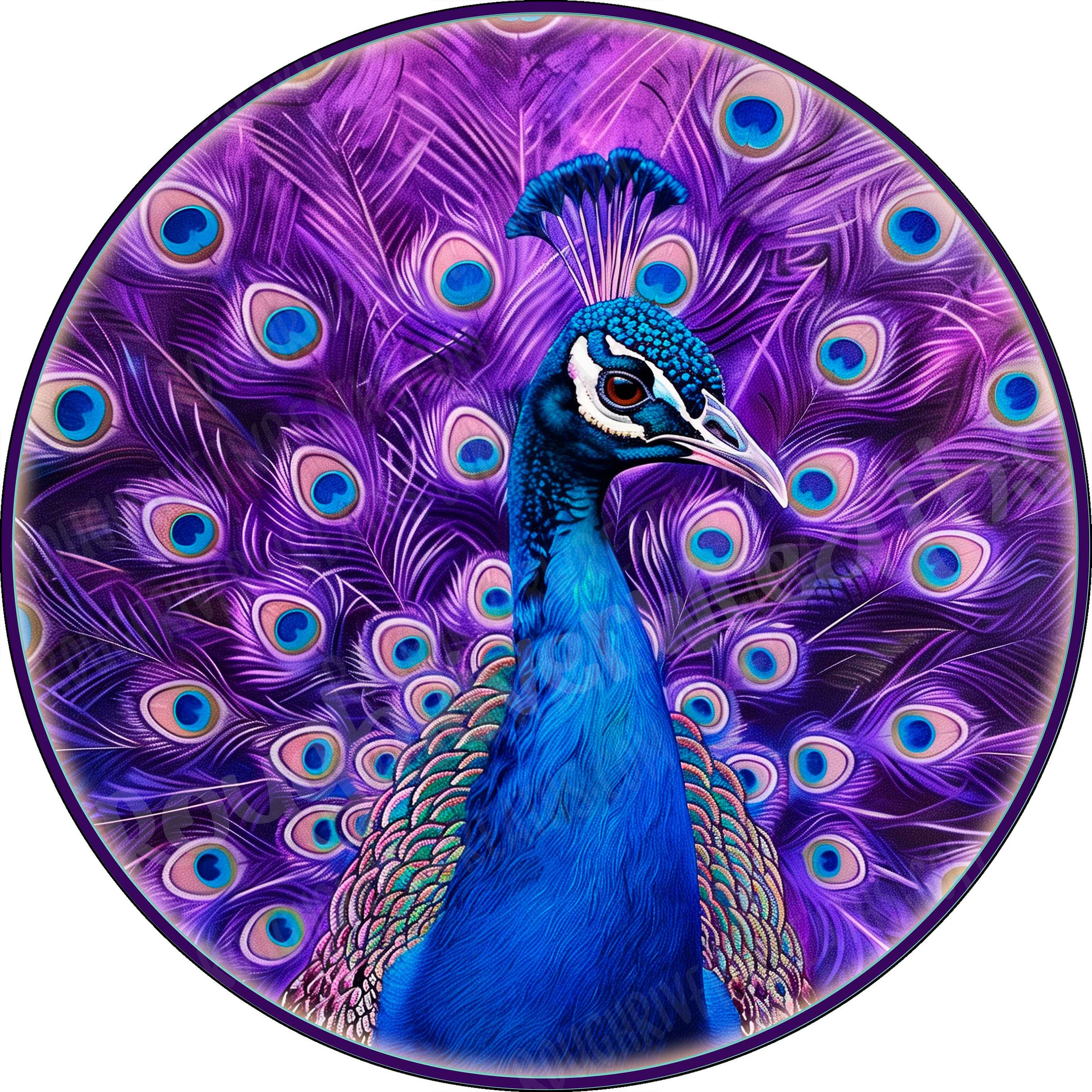 Peacock Wreath Sign, Peacock Accent Sign, Peacock Accent Sign for ...