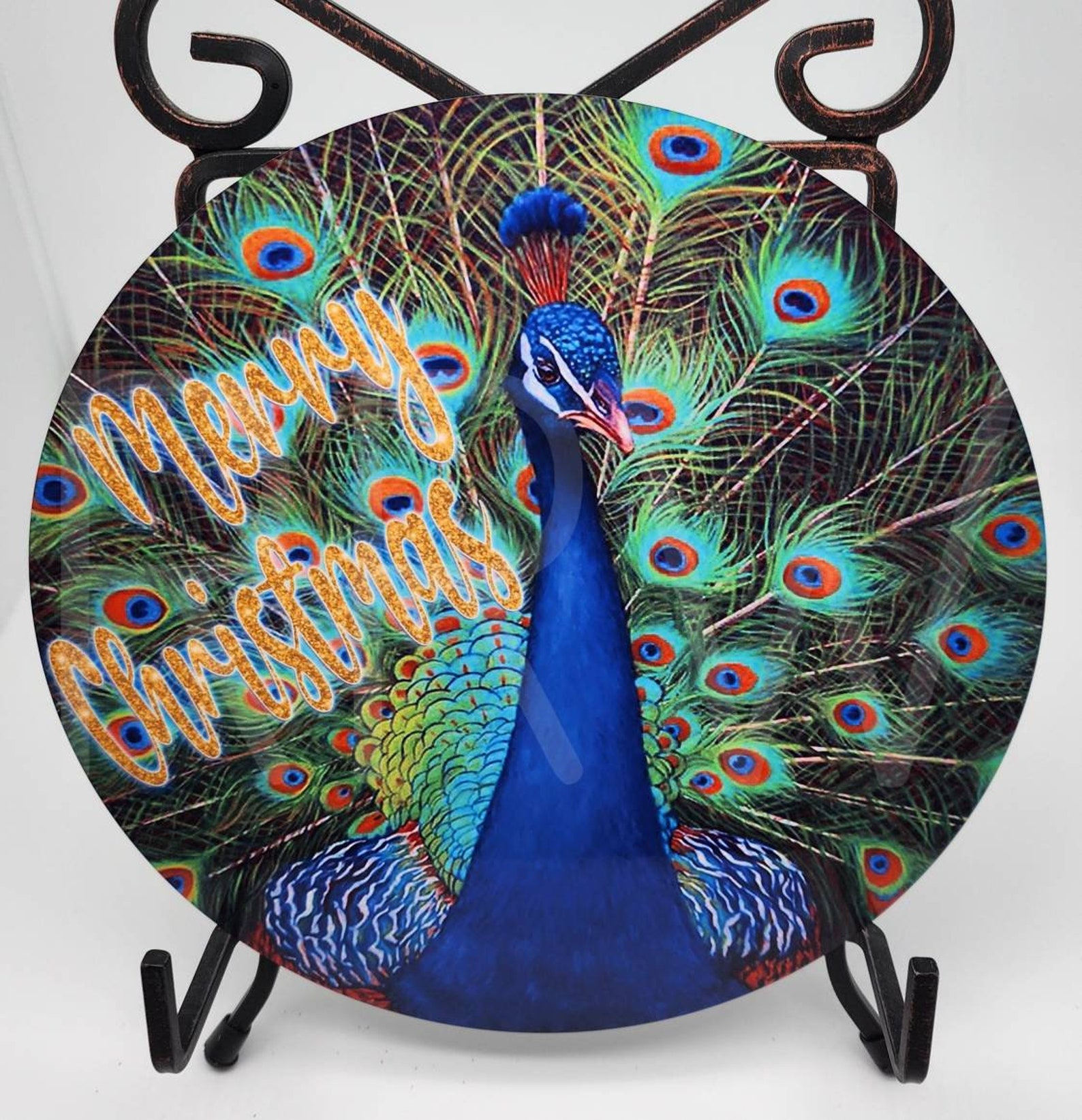 Peacock Wreath Sign Peacock Accent Sign Peacock Accent Sign - Etsy