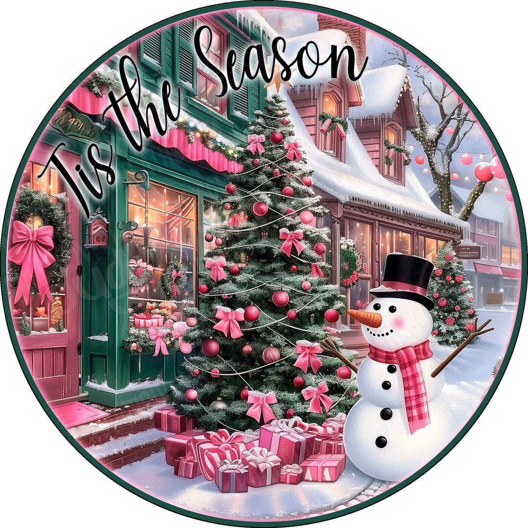 Christmas Wreath Sign, Christmas Shop Sign, Christmas Store Sign ...