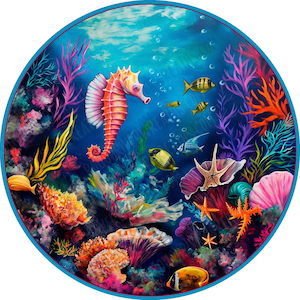 Underwater Wreath Sign, Sea Life Sign - Welcome Wreath Sign - Wreath ...