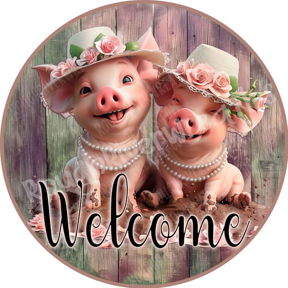 Cute Pig Signs