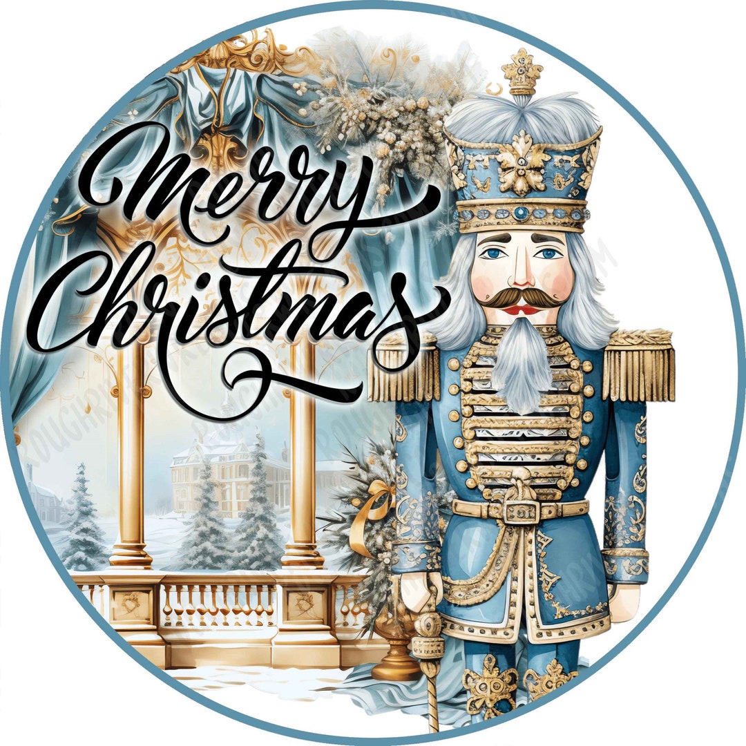 Nutcracker Wreath Sign, Nutcracker Christmas Wreath Sign, Victorian ...