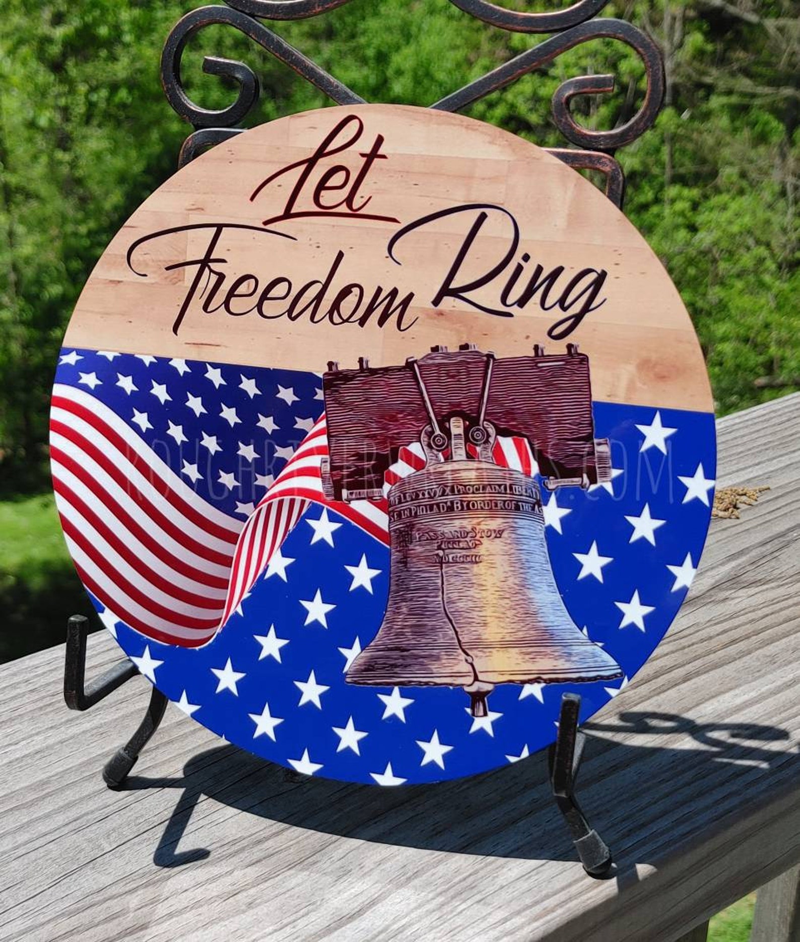 Patriotic Wreath Sign Welcome Sign America Sign Sign With - Etsy