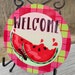 Watermelon Wreath Sign, Watermelon Sign, Colorful Summer Wreath Sign ...
