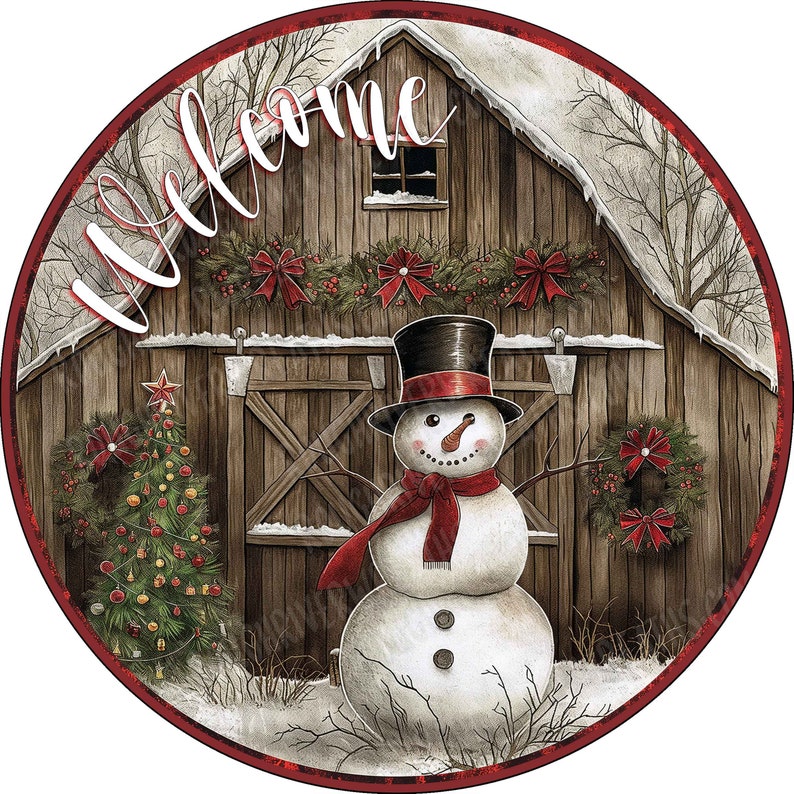 Snowman Wreath Sign, Winter Wreath Sign, Wreath Sign, Christmas Wreath ...