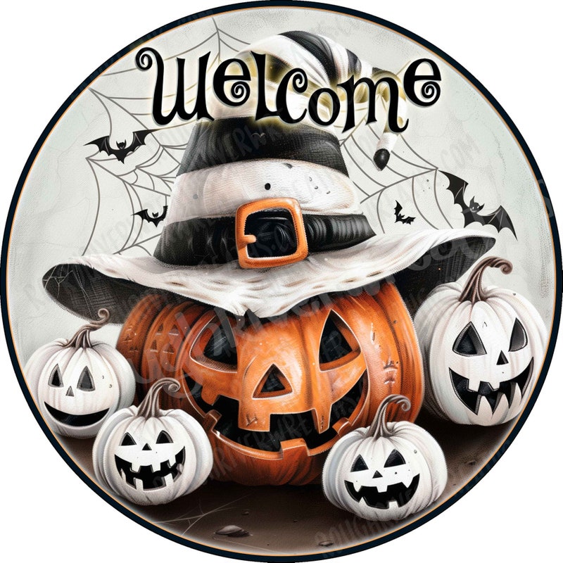Witch Wreath Center Signs - Etsy