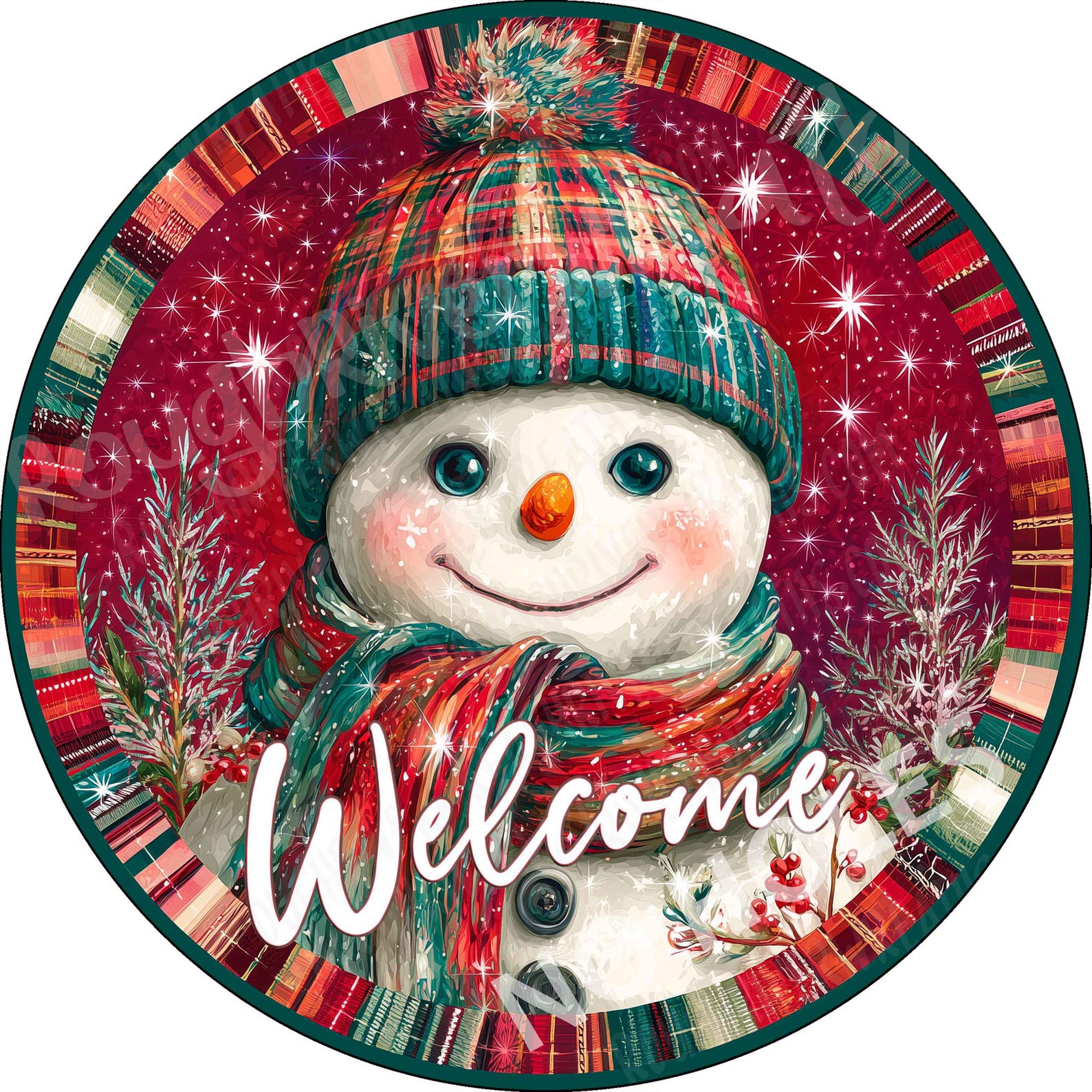 Snowman Welcome Wreath Sign, Snowman, Christmas Snowman Wreath Sign ...