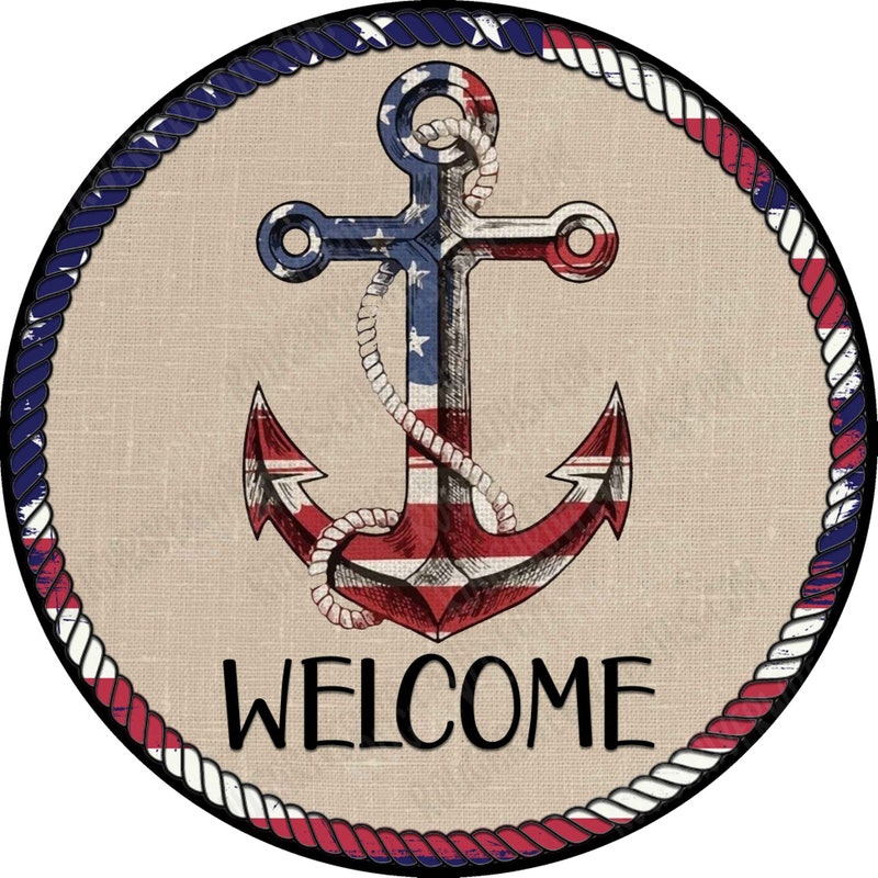 Nautical Anchor Sign - Etsy