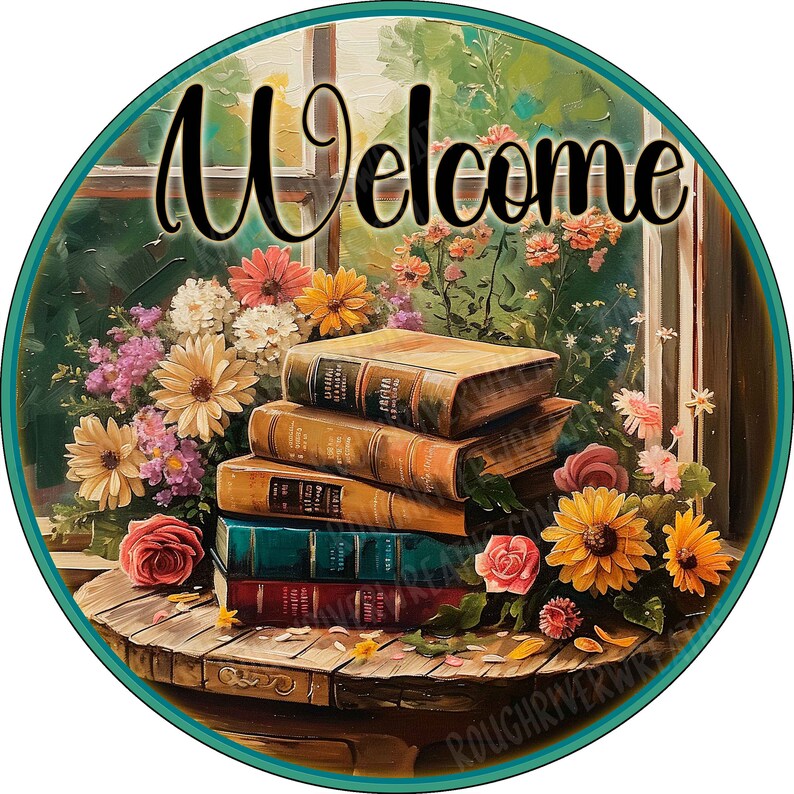 Book Enthusiast Aluminum Sign, Library, Book Club, One Dimensional Flat ...