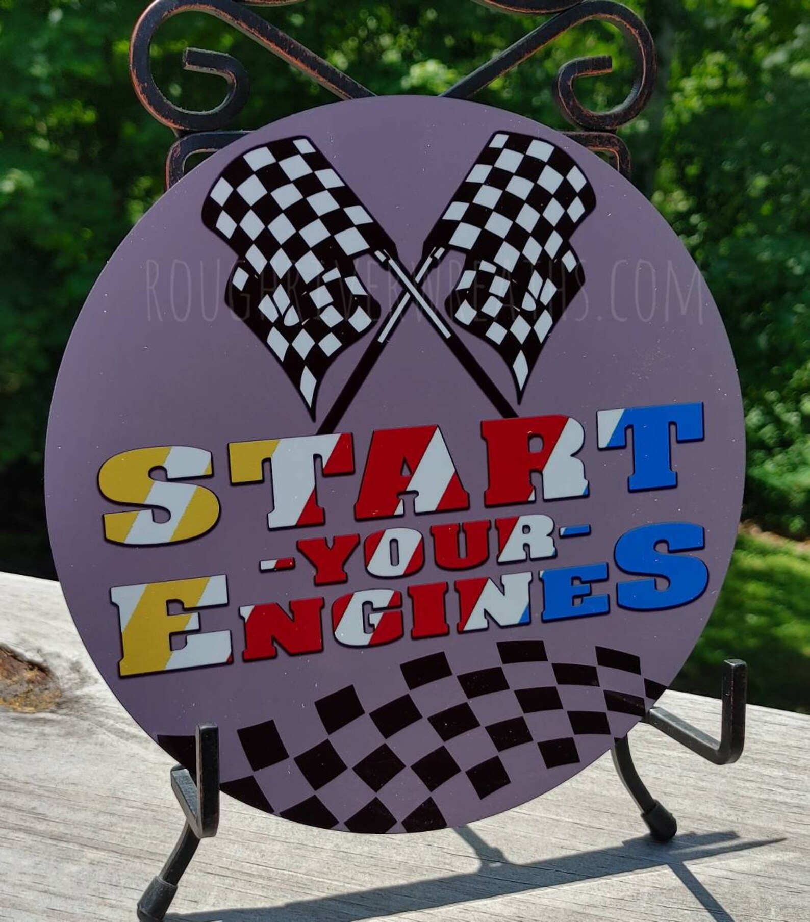 Race Car Wreath Sign Racing Sign Racing Decor Race Day - Etsy