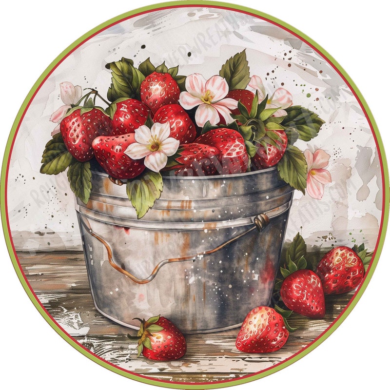 Strawberry Sign - Etsy
