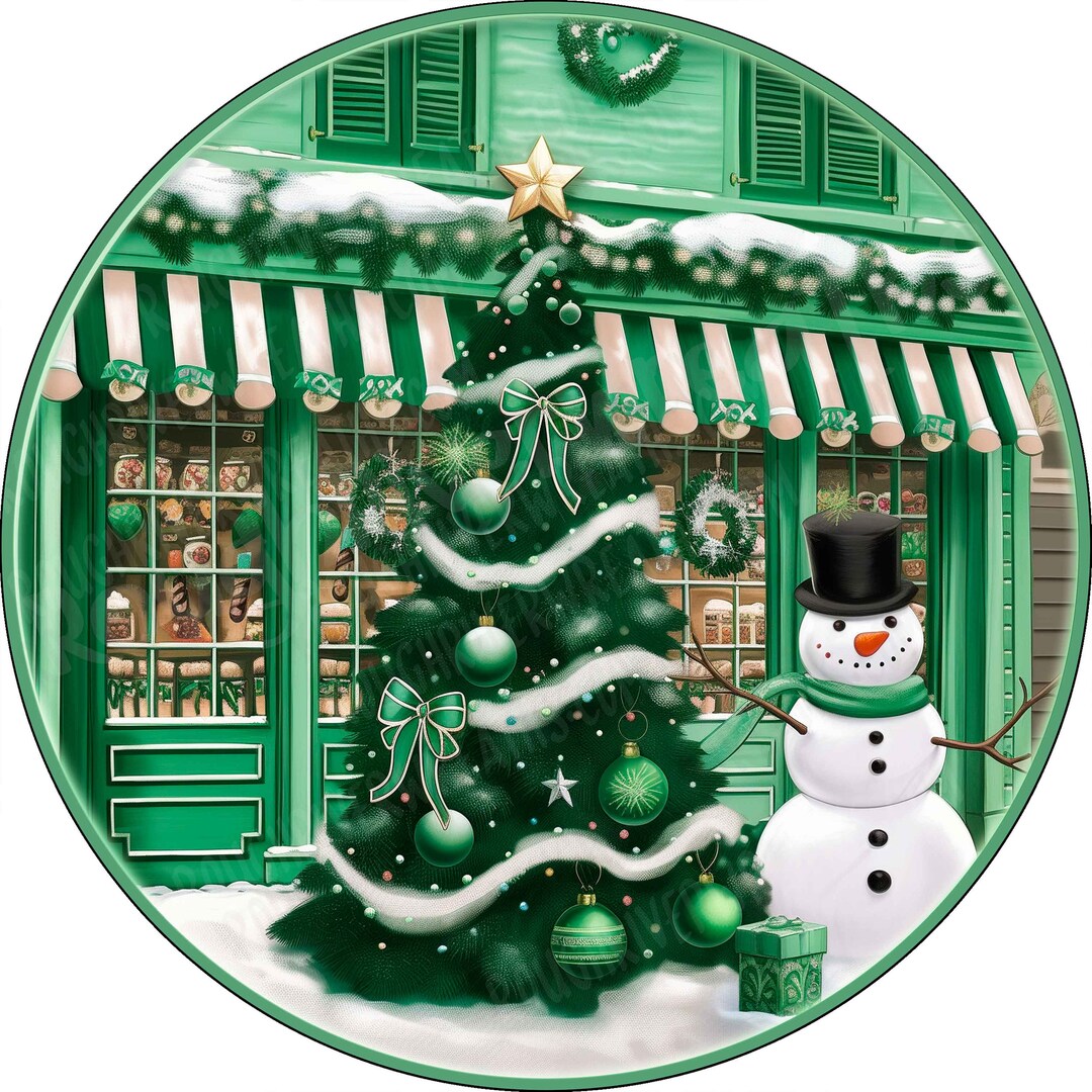 Christmas Wreath Sign, Christmas Shop Sign, Christmas Store Sign ...