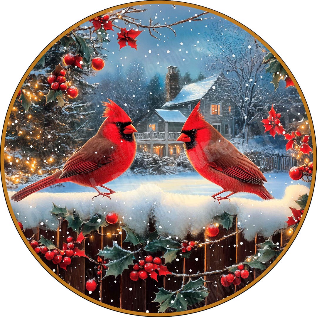 Cardinal Wreath Sign, Wreath Sign, Cardinal Wreath Sign, Wreath Sign ...