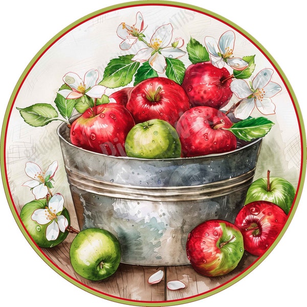 Apple Door Hanger - Etsy