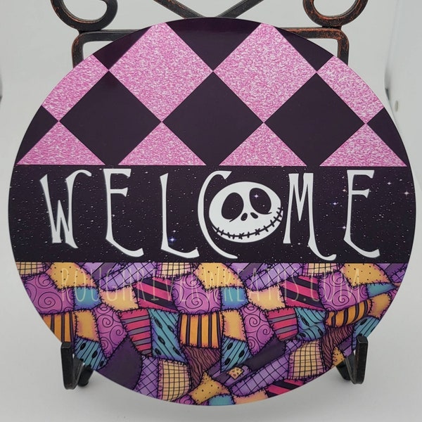 Jack Skellington Welcome Sign - Etsy