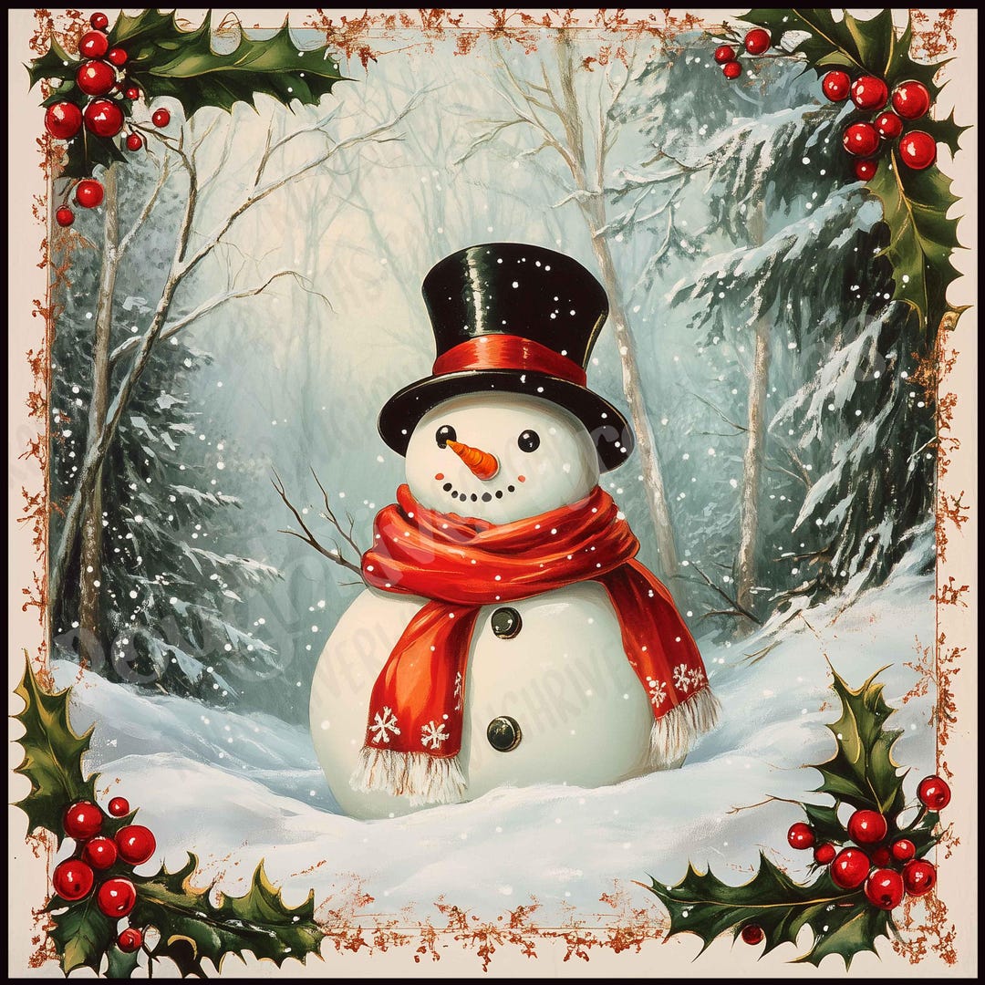 Snowman Wreath Sign - 12x12 Square Snowman Sign - Aluminum Sign for ...