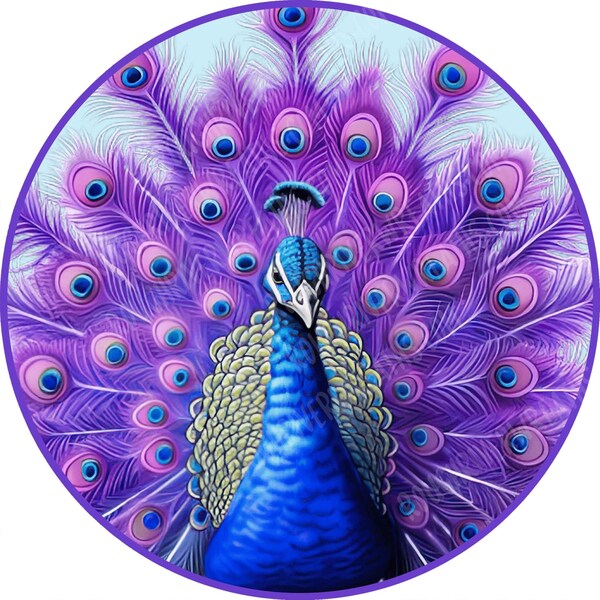 Peacock Wreath - Etsy