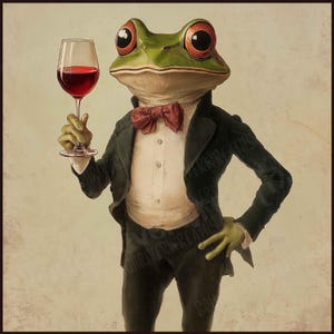 Dapper Frog Wreath Sign - 12x12 Square Frog Sign - Aluminum Sign for ...