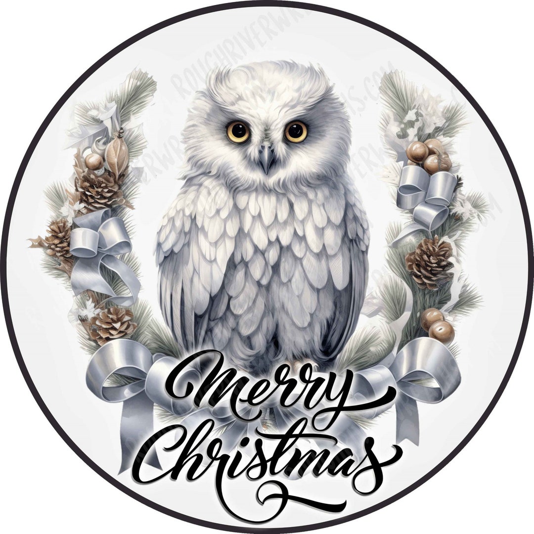 Owl Wreath Sign, Owl Sign, Silver Owl Wreath Sign, Cute Owl Sign, Owl ...