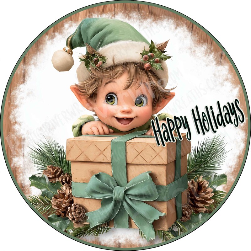 Welcome Santa Elf Sign - Etsy