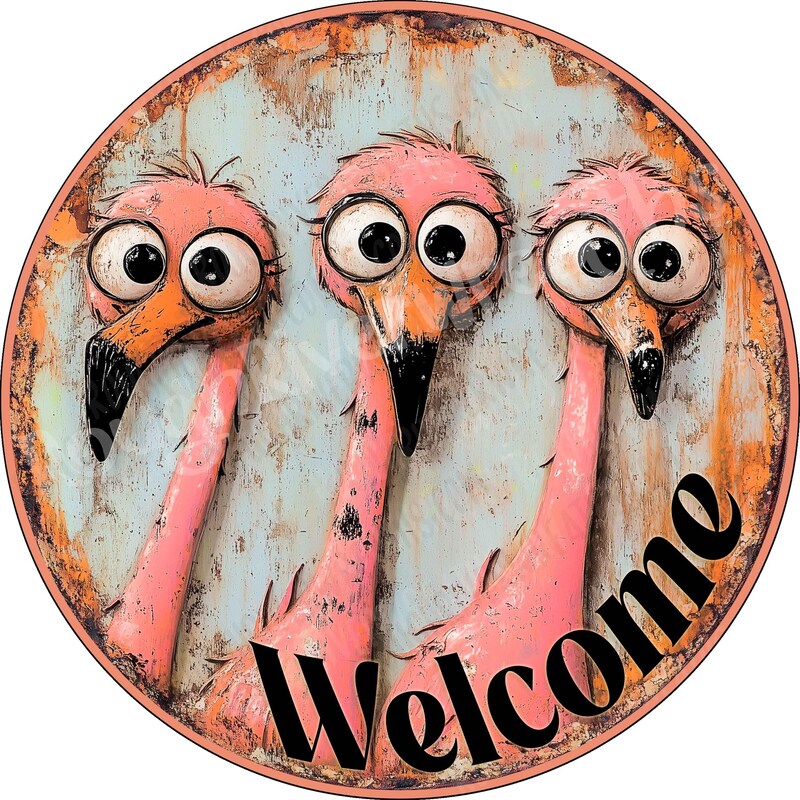 Ceramic Flamingo Wall - Etsy