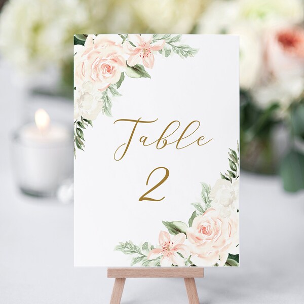Printables Table Numbers - Etsy
