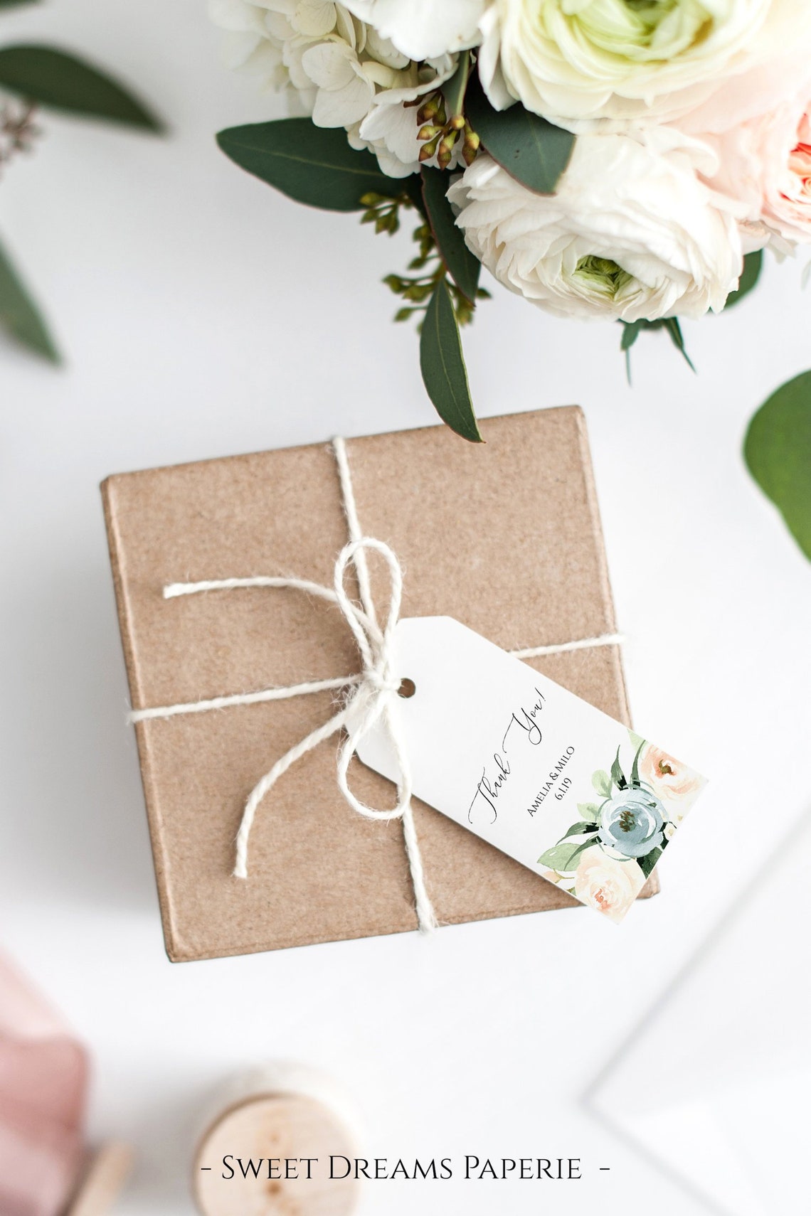 Wedding Favor Tags, Personalized Gift Tags, Instant Download, DIY ...