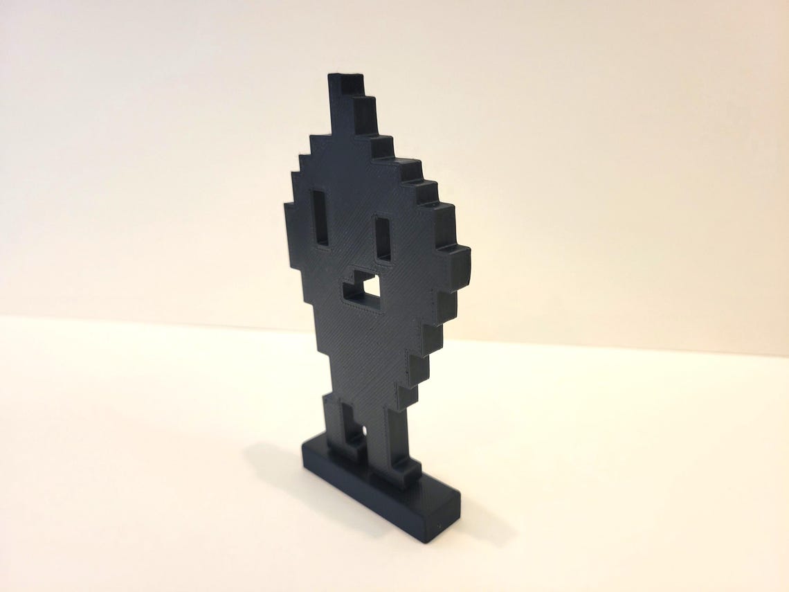 3D Printed Krobus - Stardew Valley Inspired Figure - 8 Bit or Regular ...