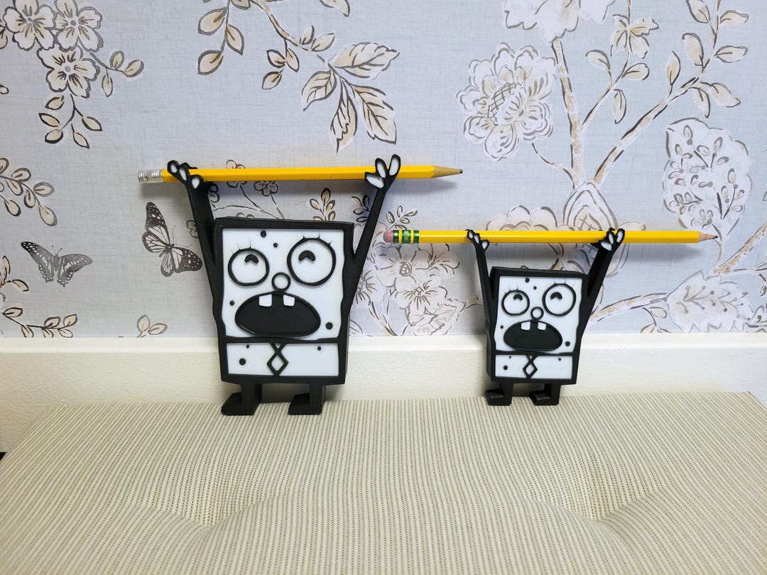 Doodlebob Pencil Holder – Spongebob Desk Decor – 3D Printed Pen ...