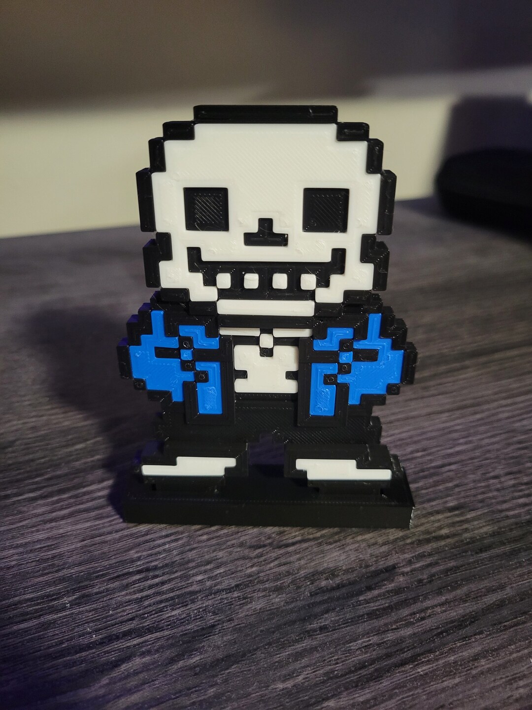3D Printed Sans Figurine as Seen in Undertale / Deltarune - 4 3/8" Tall ...