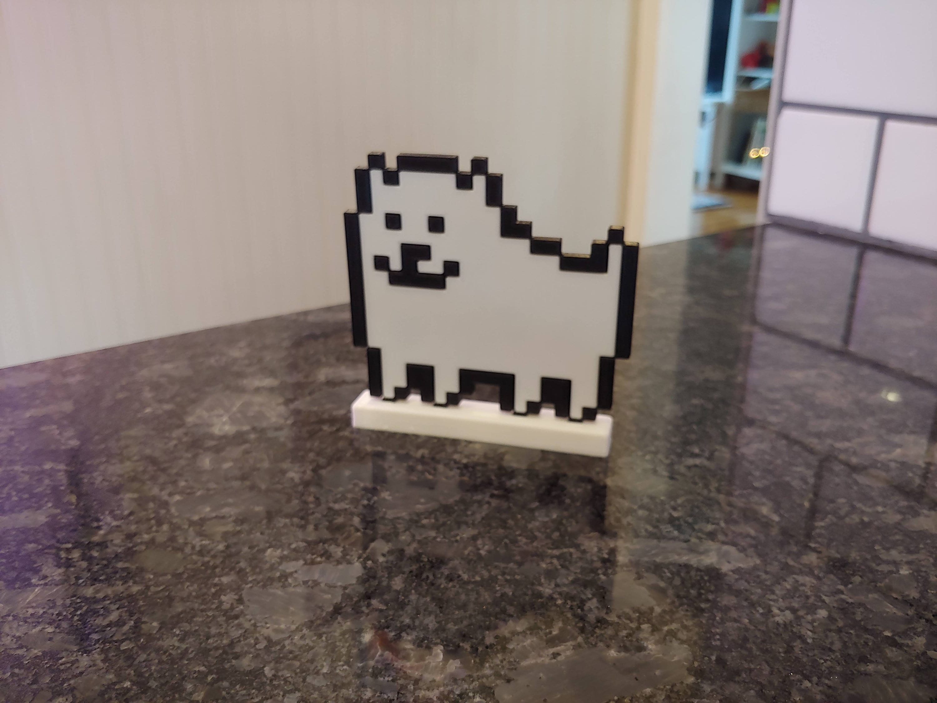 3D Printed 'annoying Dog' Figurine as Seen in Undertale / Deltarune - Etsy