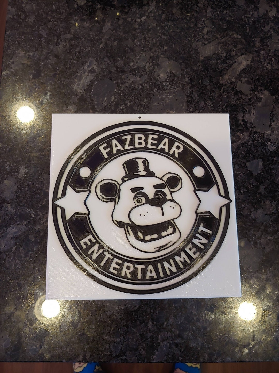 Fazbear Entertainment 3D Printed Sign Inspired by FNAF / Five Nights at ...