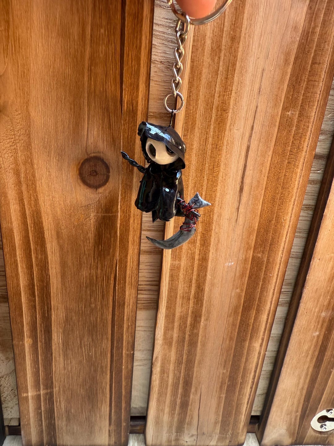 Grim Reaper Keychains - Etsy