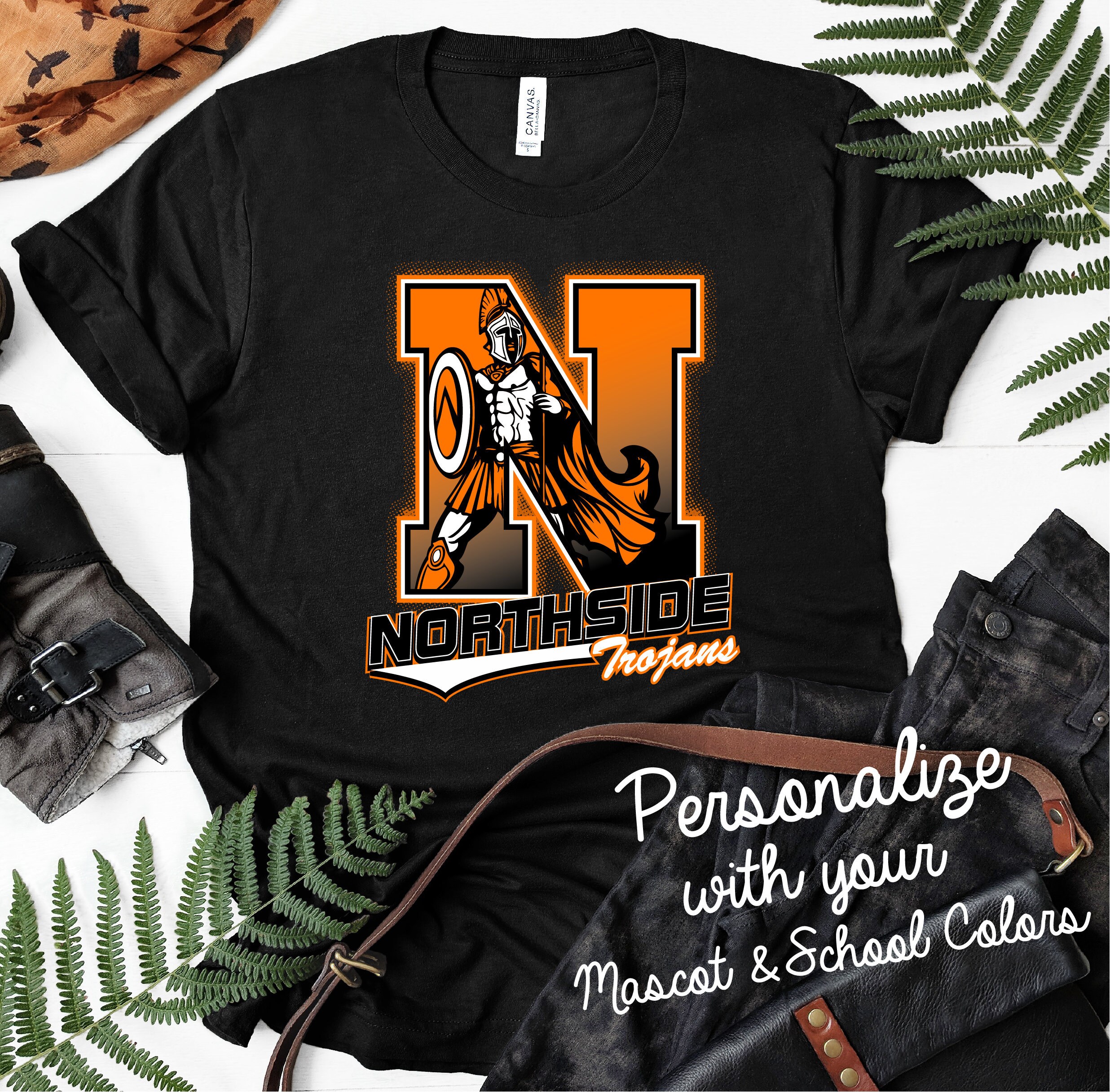 Custom T-shirt, Spirit Wear, School Spirit, Printed T-shirt, Spiritwear ...