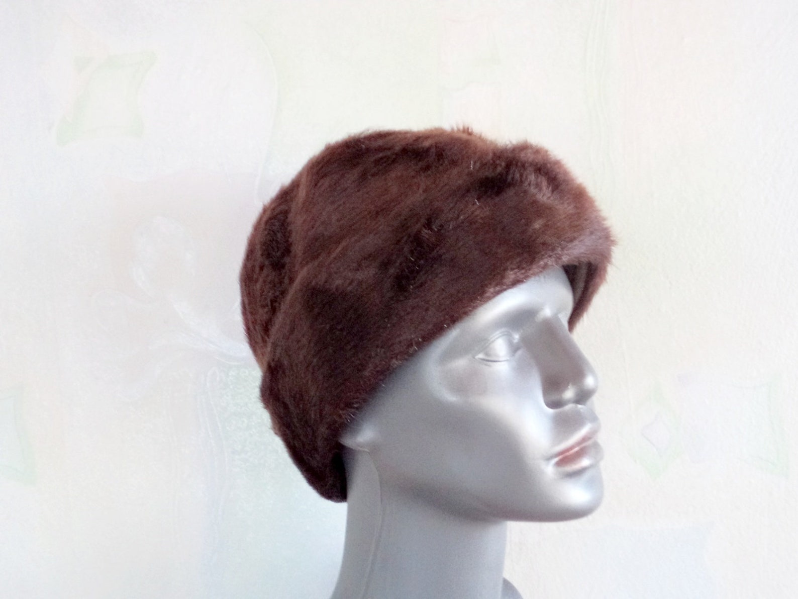 70's Vintage Fur Nutria Hat Women's Winter Fur Hat - Etsy