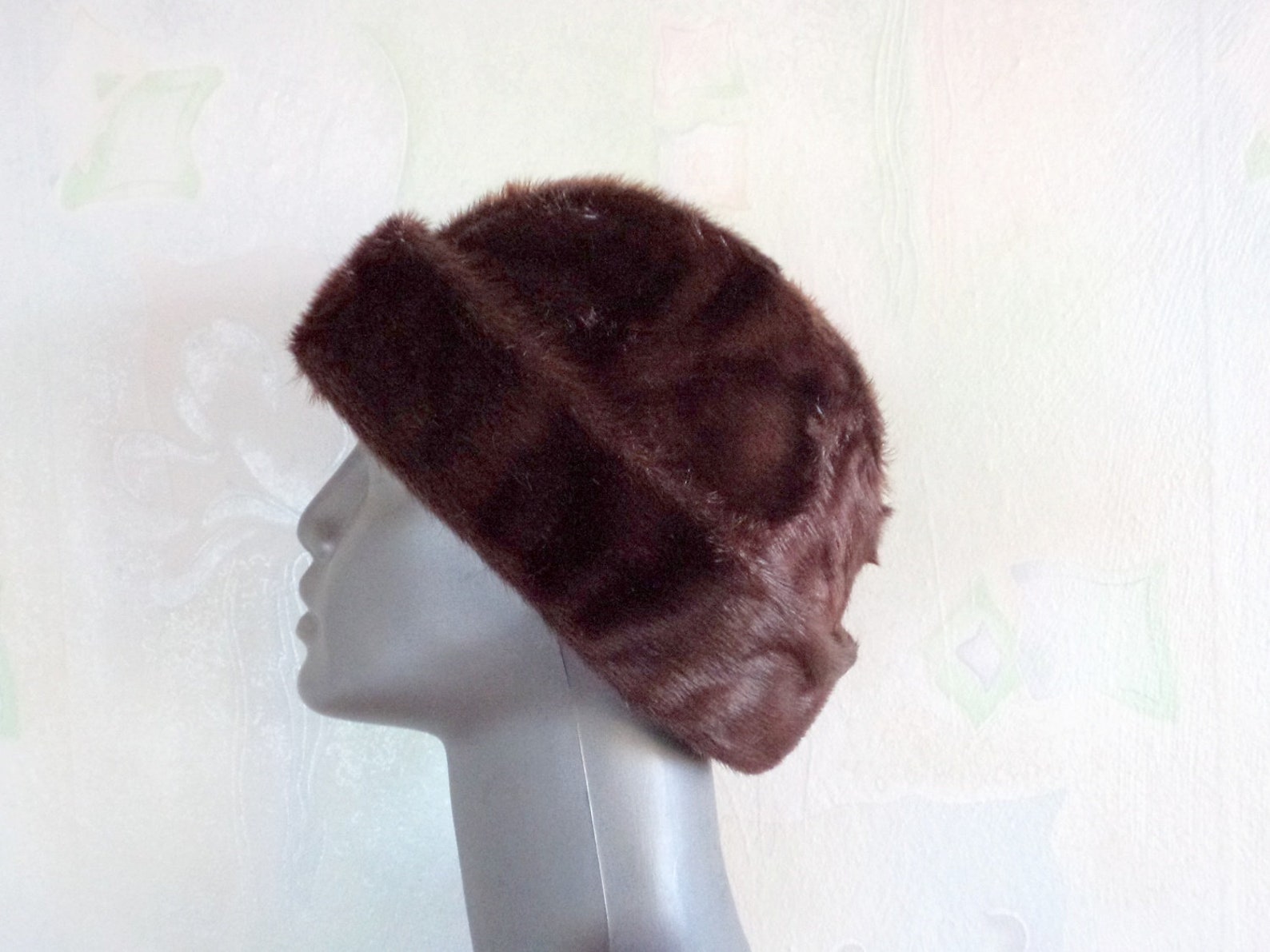 70's Vintage Fur Nutria Hat Women's Winter Fur Hat - Etsy