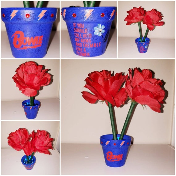 David Bowie Flower Pen Bouquet | Etsy