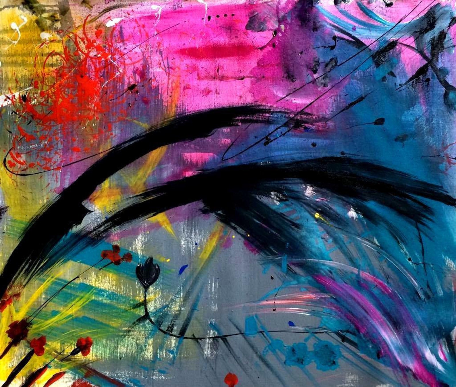 Abstract Painting, Hand Painted, Original Painting, Painting Modern ...