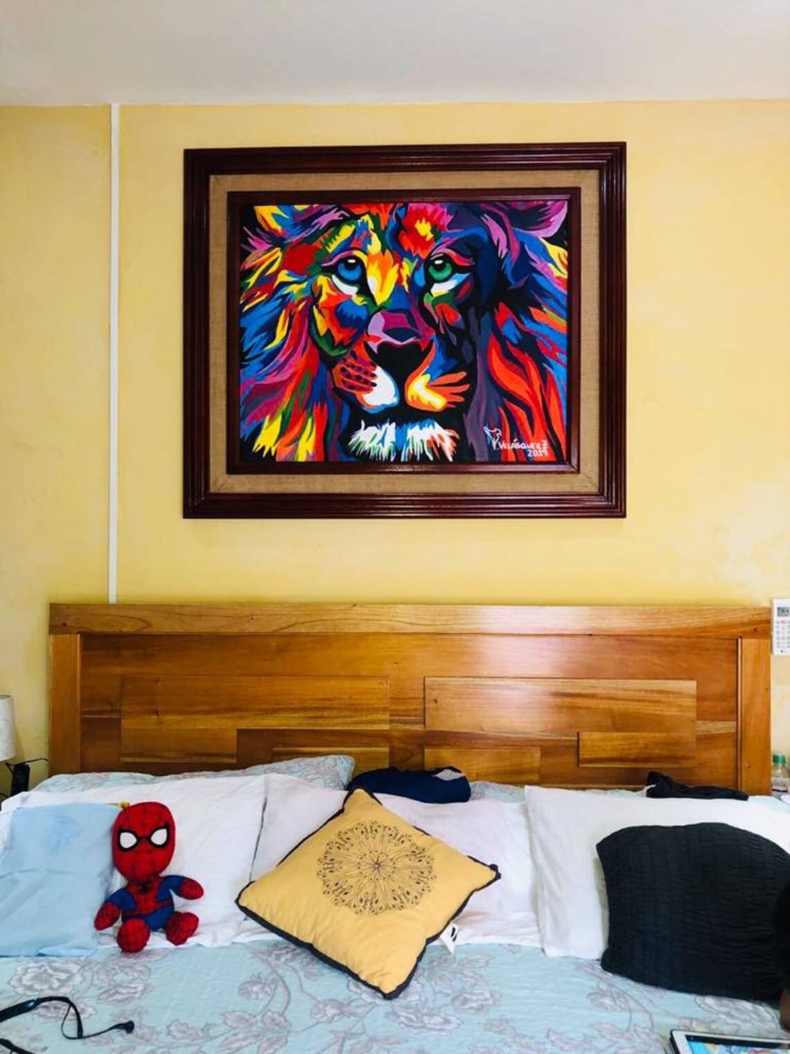 Leon Pop Art Hand Painting Modern Painting Oil Painting - Etsy Sweden